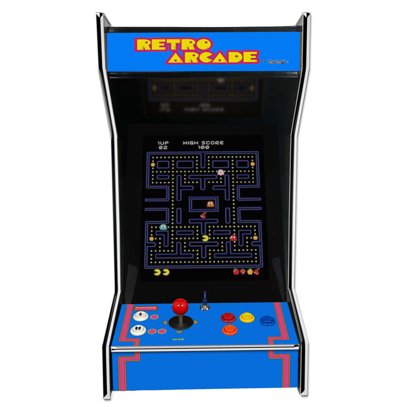 Suncoast Arcade Tabletop Arcade Machine with 19" Monitor and 60 Retro ...