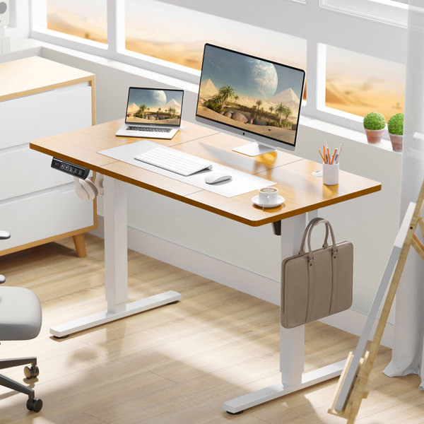 Inbox Zero Koree Standing & Height-Adjustable Desks & Reviews | Wayfair