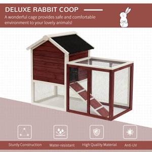 Tucker Murphy Pet™ Aayush Weather Resistant Rabbit Hutch & Reviews ...