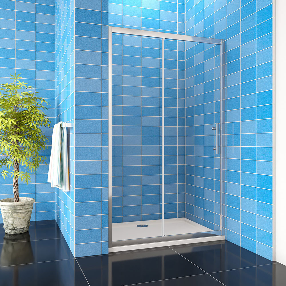 Belfry Bathroom 1100X1900mm Sliding Shower 8mm Easyclean Glass Door ...