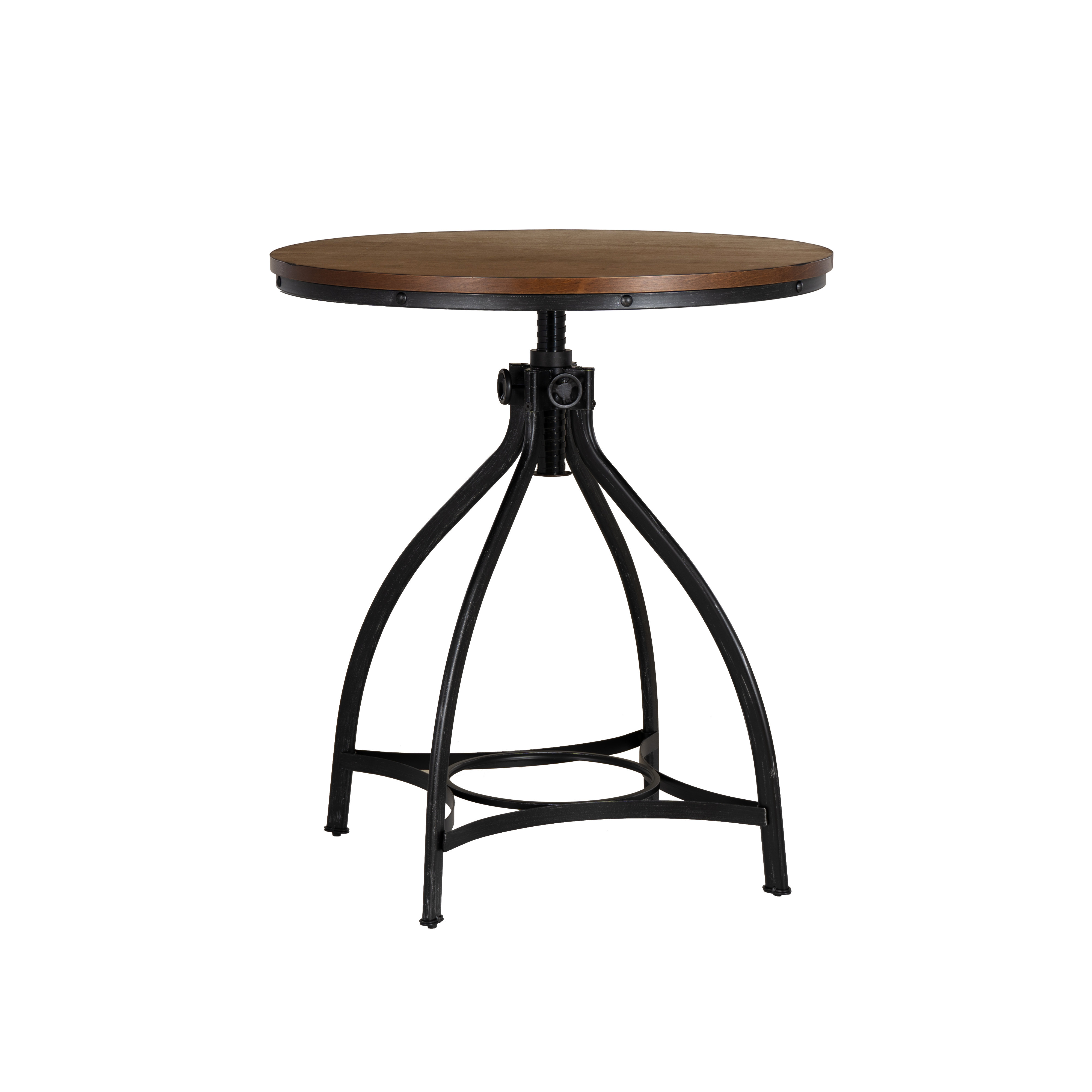 Williston Forge Kerome Round Adjustable Bar Table & Reviews | Wayfair
