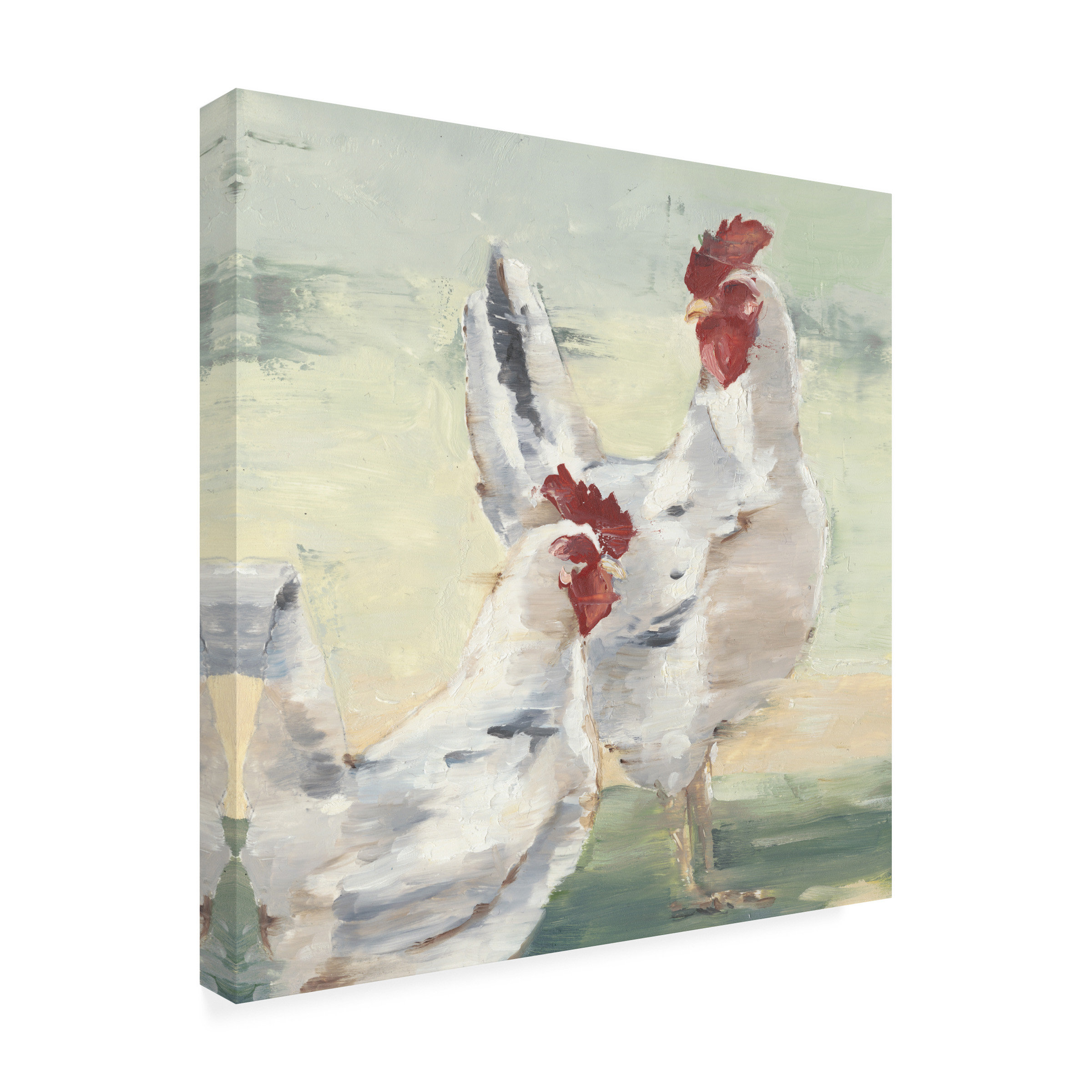 August Grove Ethan Harper Chicken Run I Canvas Art - Wayfair Canada