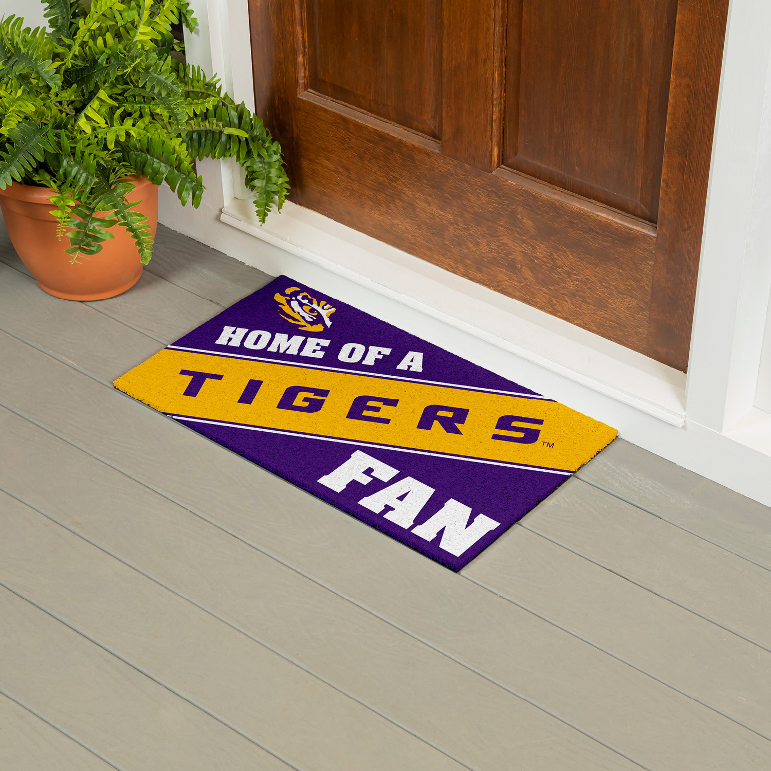 Evergreen Enterprises, Inc 28 in. x 16 in. LSU Tigers Indoor/Outdoor ...