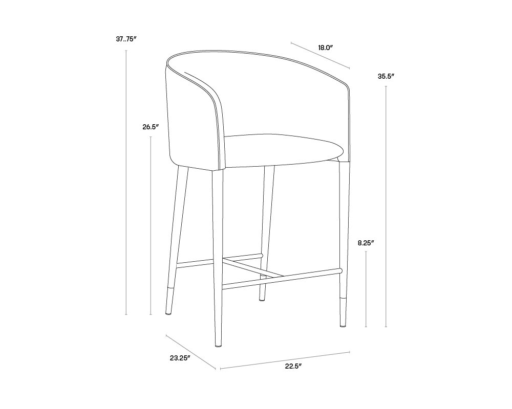 Everly Quinn Davisson Bar Stool | Wayfair