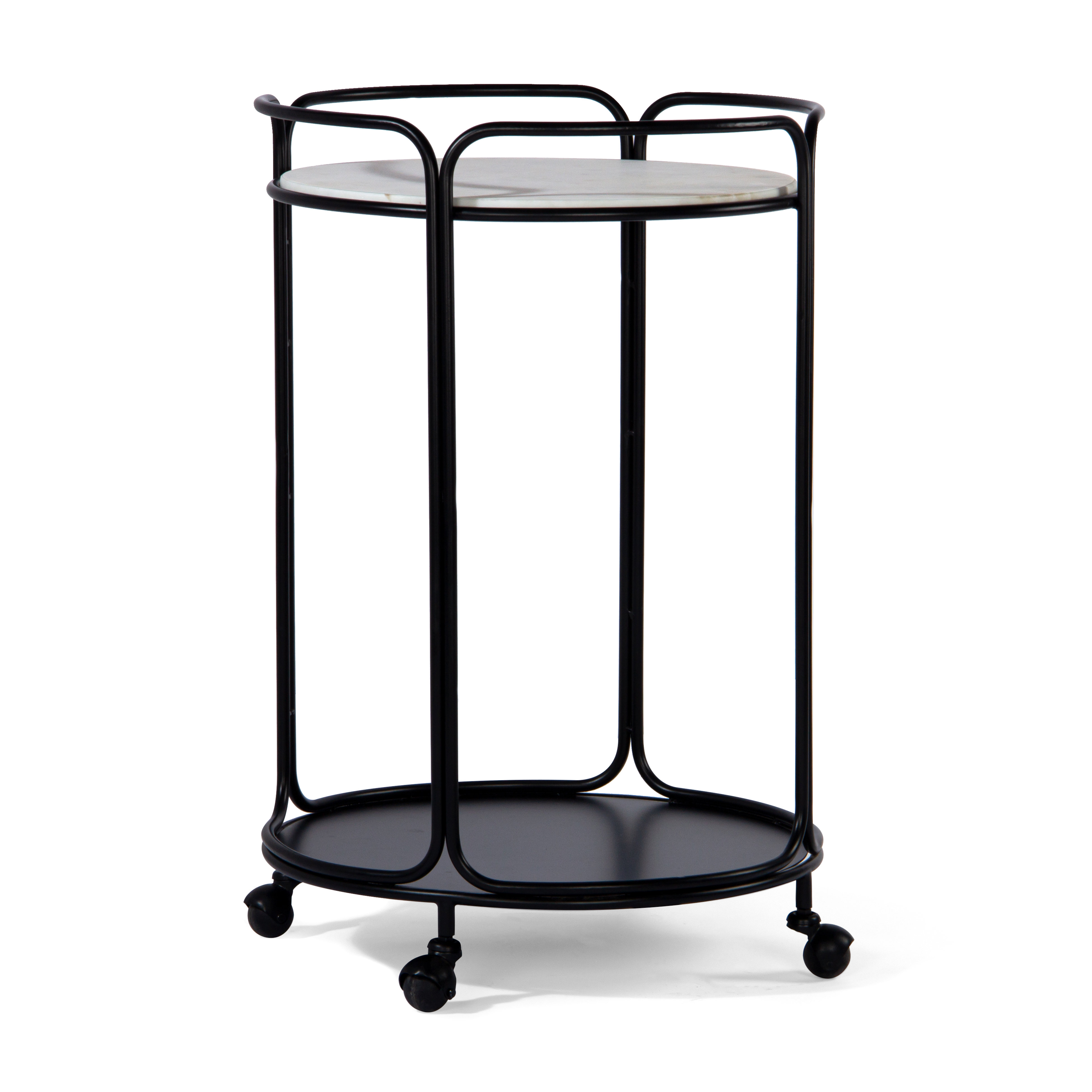 Union Home Radius Round Bar Cart | Wayfair