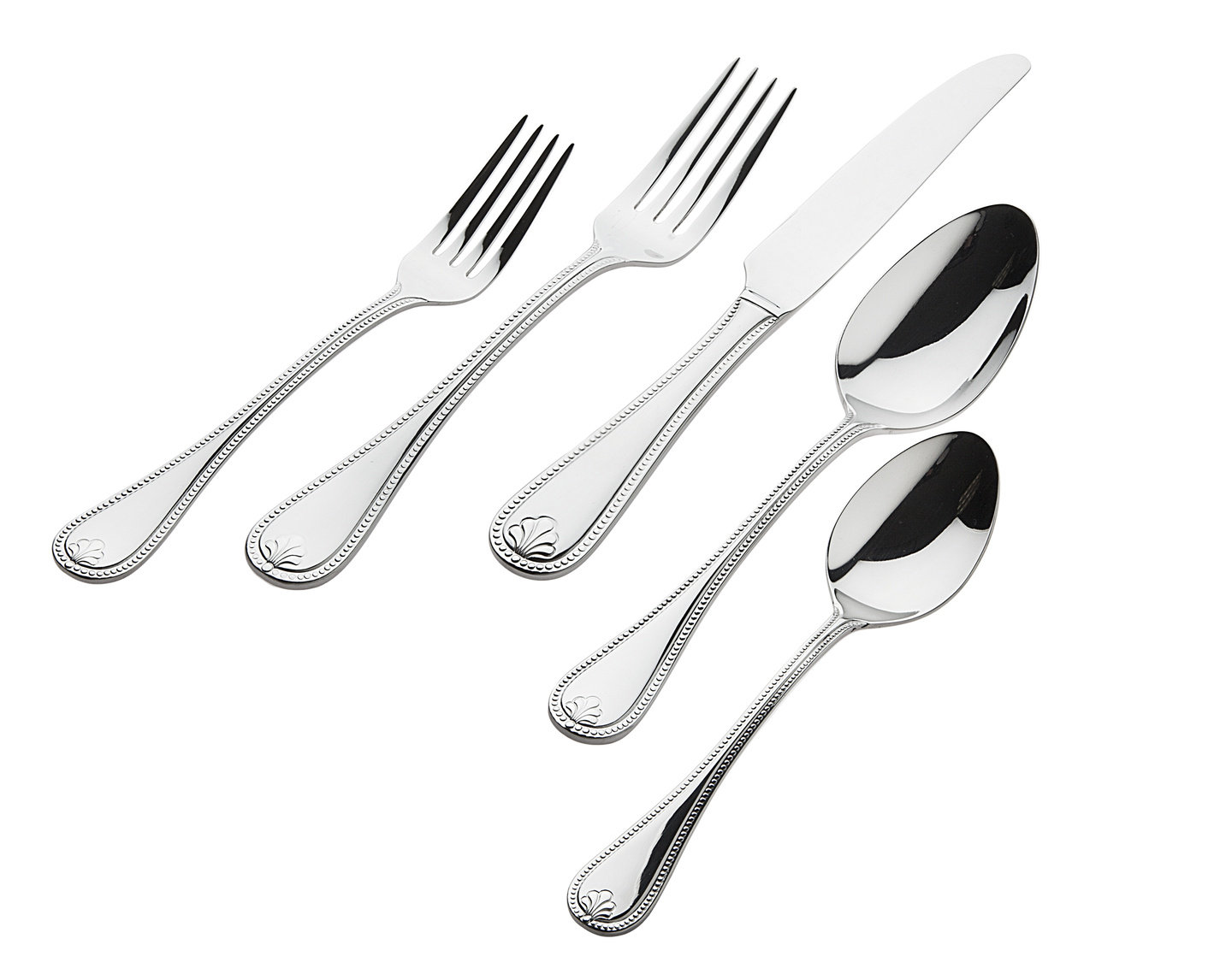 Godinger Silver Art Co Capri 18/10 Stainless Steel Flatware Set ...
