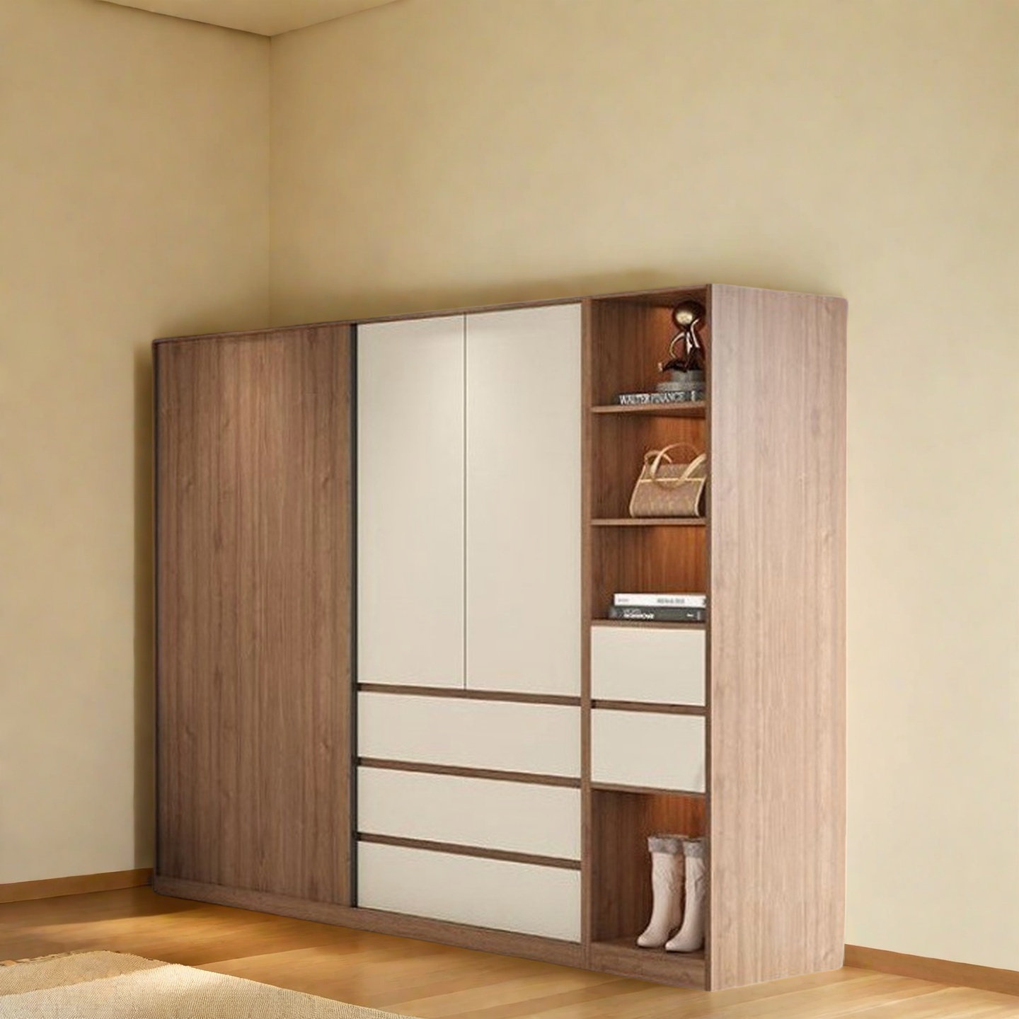 Ebern Designs Simple Modern And Fashionable Wardrobe | Wayfair