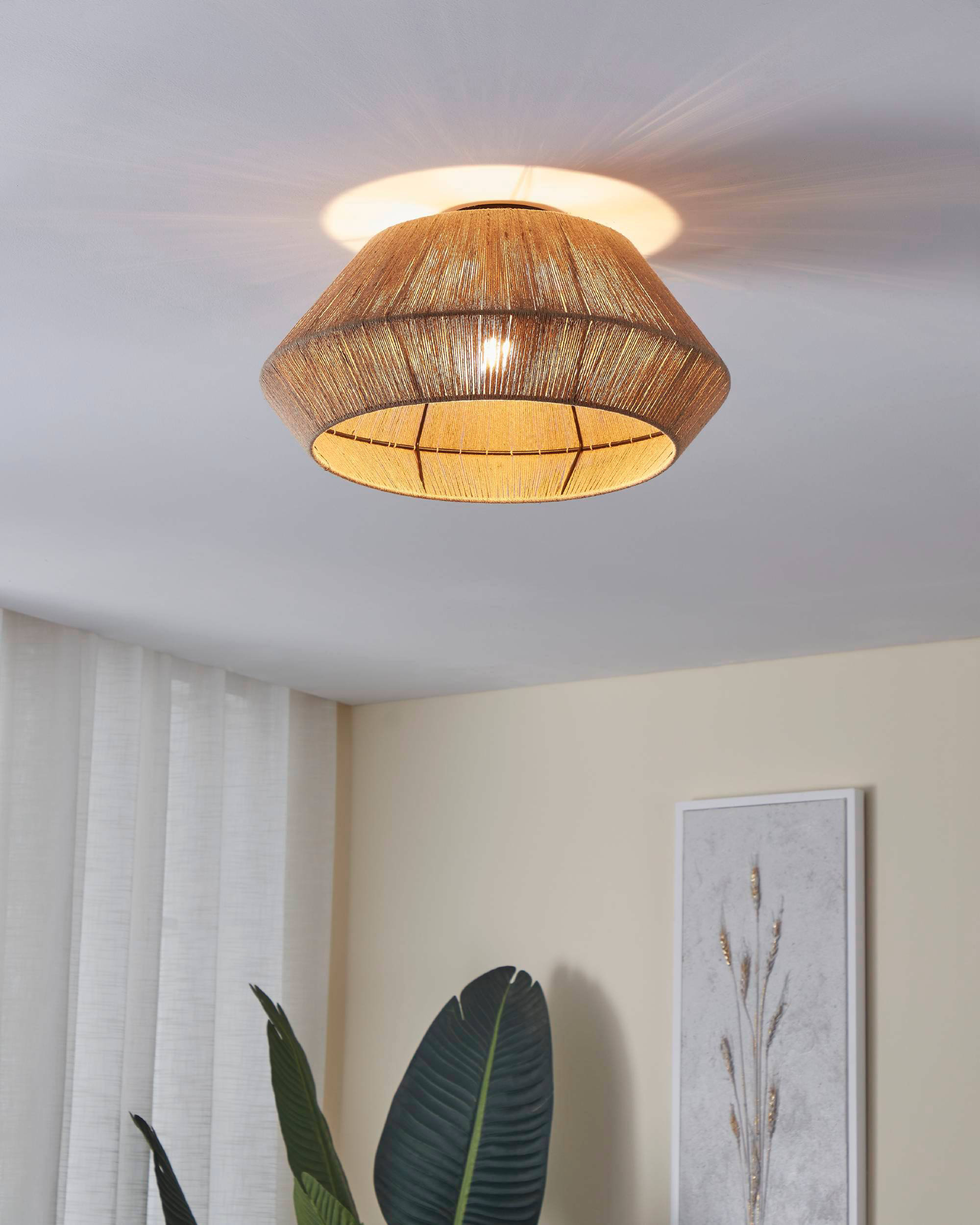 Bay Isle Home Randlett 1 Light 48" Flush mount | Wayfair.co.uk