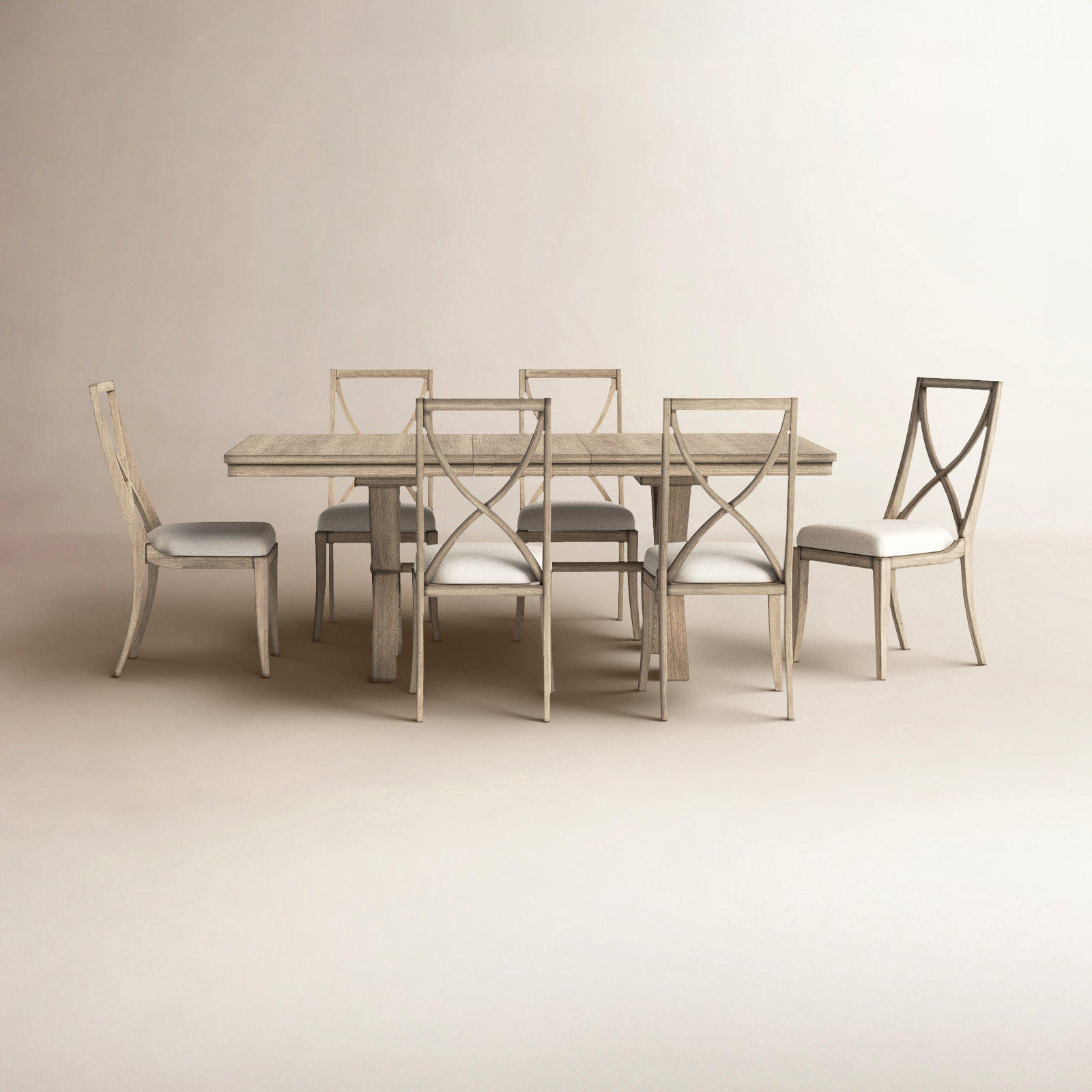 Birch Lane™ Regan 7 - Piece Extendable Dining Set & Reviews | Birch Lane