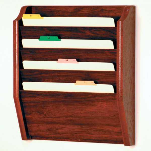 Wooden Mallet Wood Flat Files Wall Mount File Holder | Wayfair