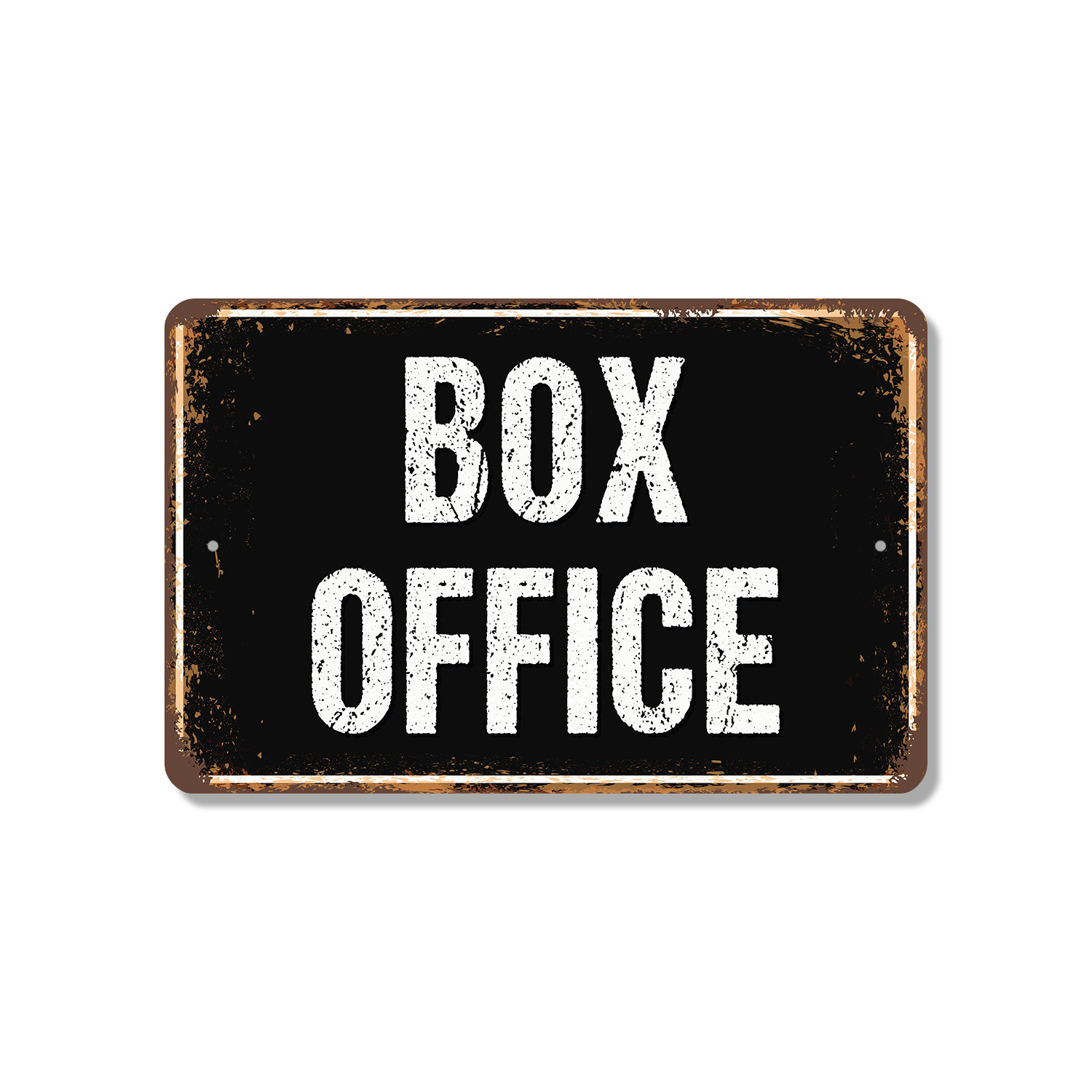 SignMission Box Office (2 Pack) 8 Inch x 12 Inch Plastic Sign | Wayfair