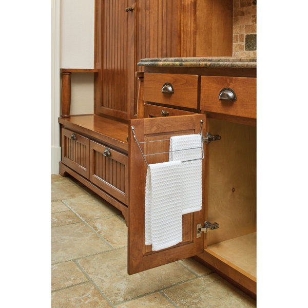 Rev-A-Shelf Kitchen & Bathroom Undersink Door Mount Towel Bar & Reviews ...