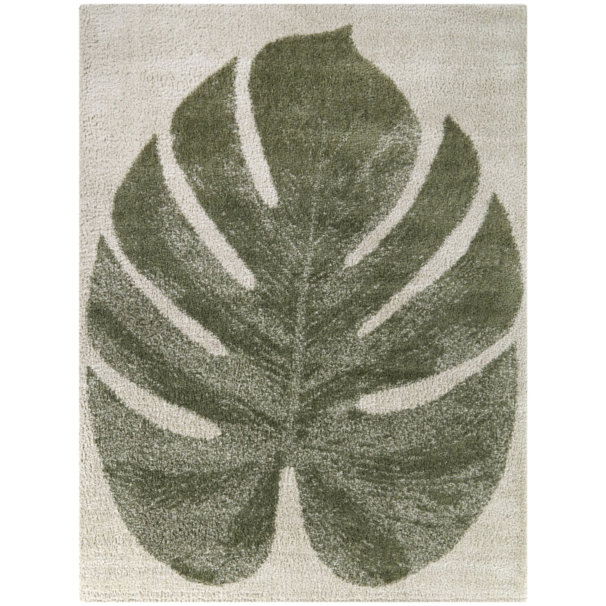 Bayou Breeze Azavian Green Tropical Leaf Area Rug - Wayfair Canada