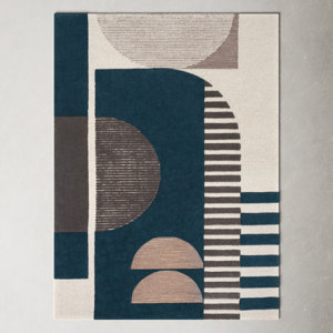 AllModern Sola Hand Tufted Wool Geometric Rug & Reviews | Wayfair