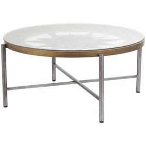 Round Silver Coffee Tables You'll Love | Wayfair