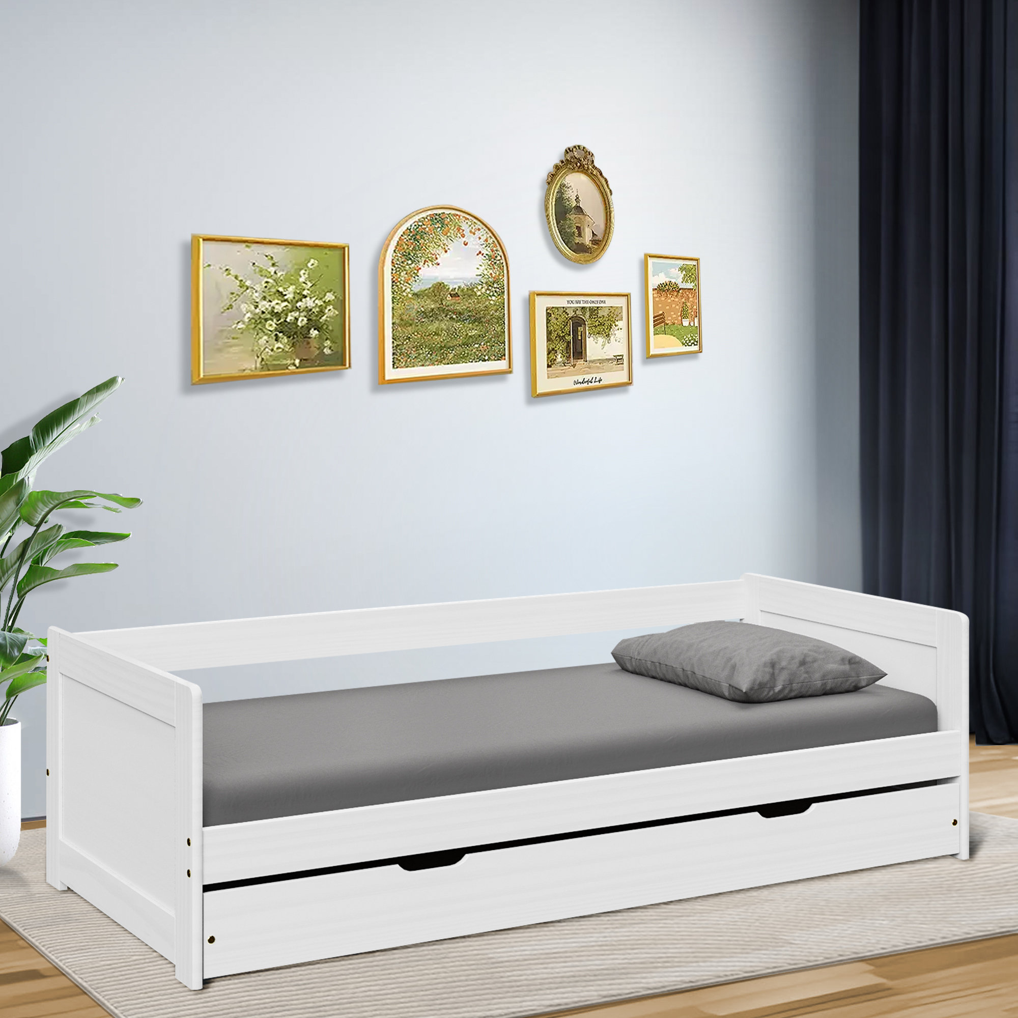 Red Barrel Studio® Clougher Solid Wood Daybed with Trundle - Wayfair Canada