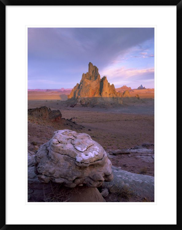 Global Gallery 'Church Rock, Eroded Volcanic Plug 300 Feet Tall ...