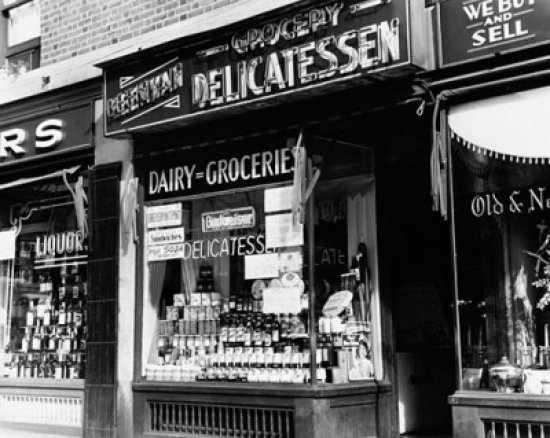 Winston Porter Window Display of A Grocery Store Poster Print (24 X 36 ...
