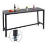 Latitude Run® Counter Height 36.97'' Iron Bar Table & Reviews | Wayfair