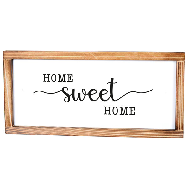 Trinx Solid Wood Text & Numbers Wall Decor | Wayfair