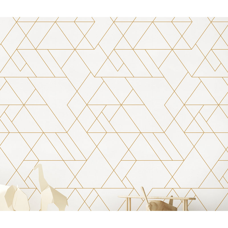 Mercer41 Stinchcomb Triangle Art Deco Paintable Peel and Stick ...