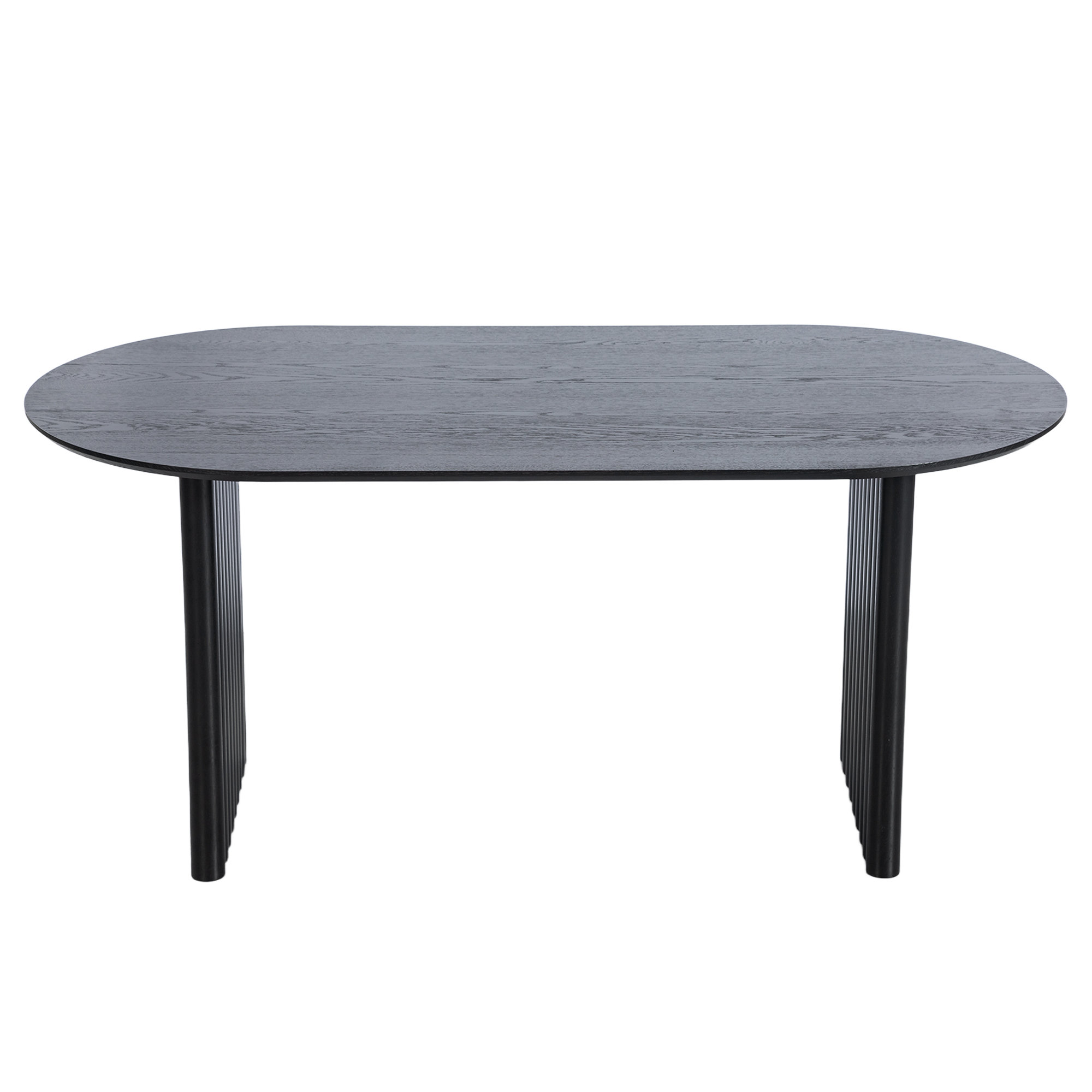 Latitude Run® Bena 67" Oval Soild Wood Dining Table Oval Double ...