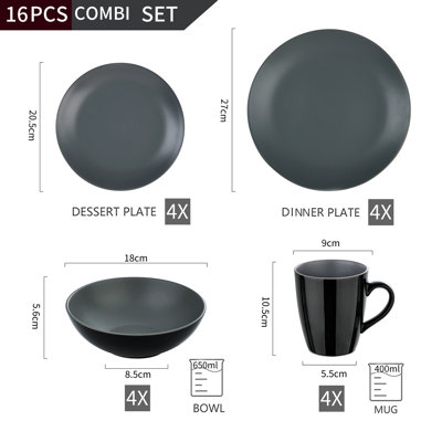 Vancasso Bacche Stoneware Dinnerware Set - Service for 4 | Wayfair