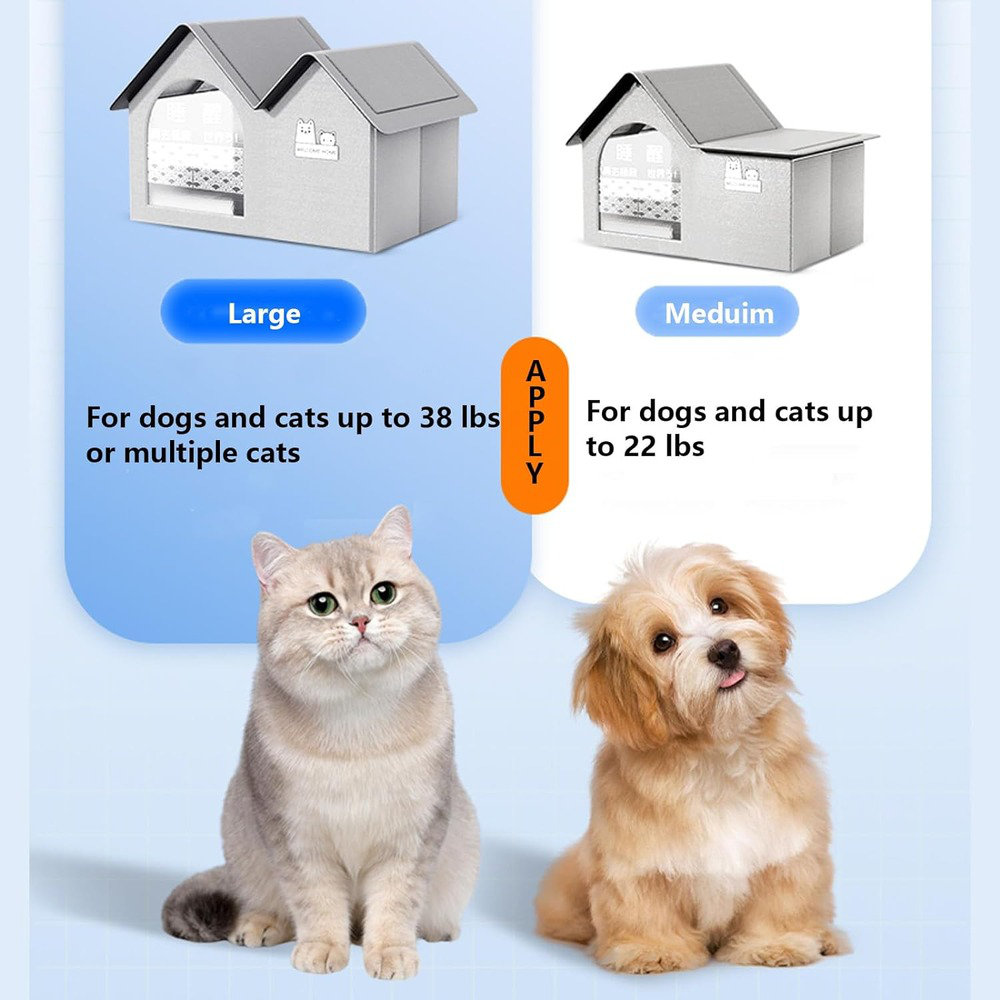 Tucker Murphy Pet™ Foldable Cat And Dog House For Outdoor Indoor With ...