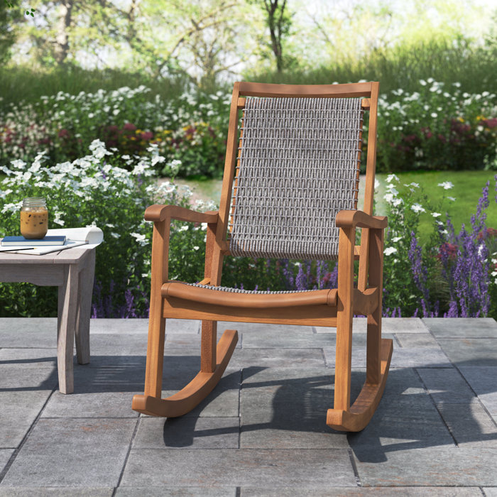 Birch Lane™ Arnot Outdoor Rocker Chair & Reviews | Wayfair