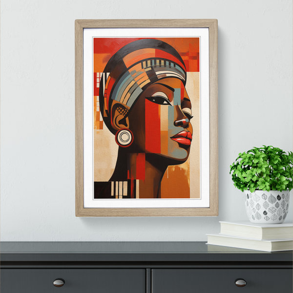 Big Box Art XYZ-FRM-V1223-1772 African Woman Dadaism No.3 - Single ...