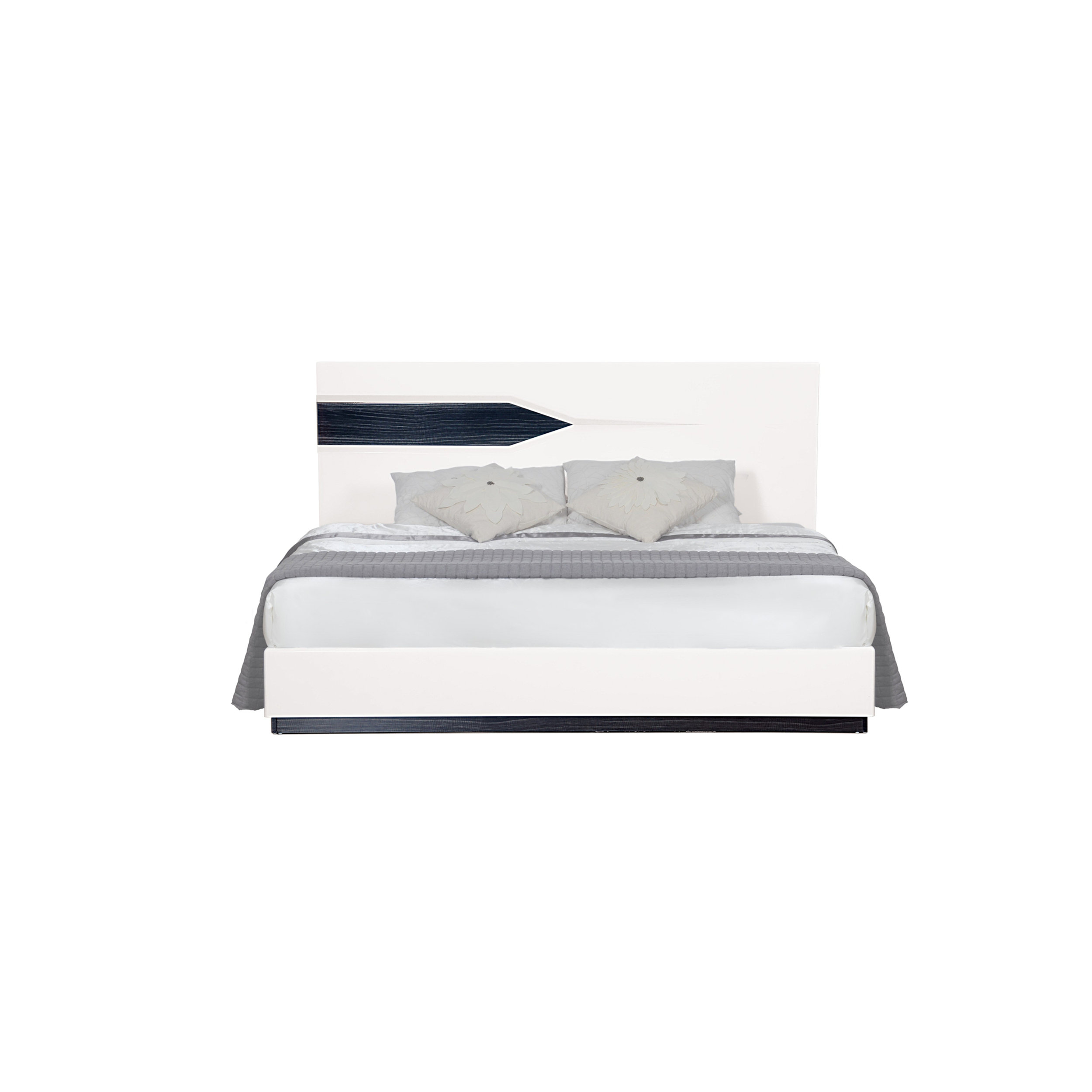 Latitude Run® Vios Zebra White Queen Bed | Wayfair