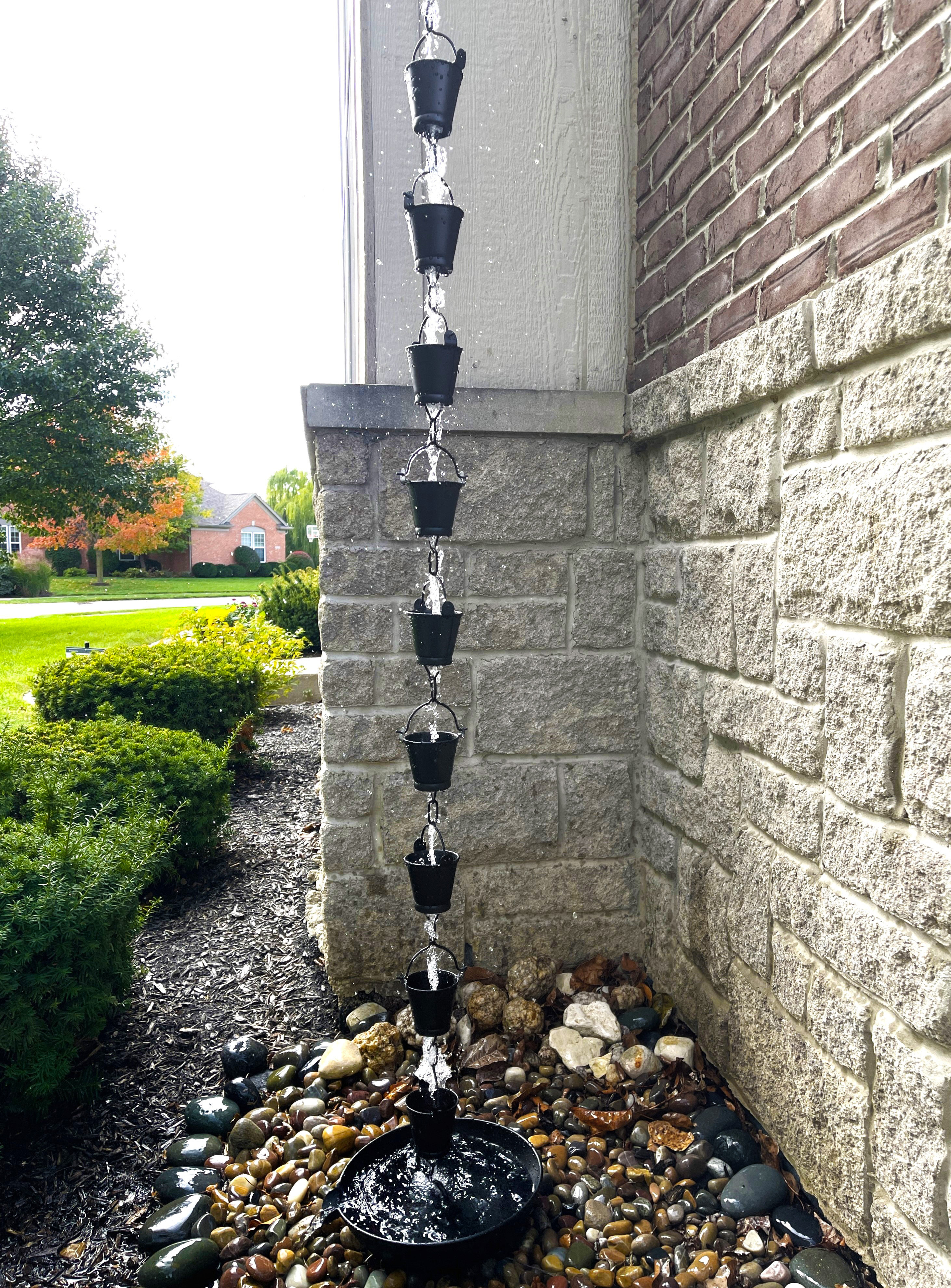 Gracie Oaks Hoysted Bucket Cup Rain Chain & Reviews - Wayfair Canada