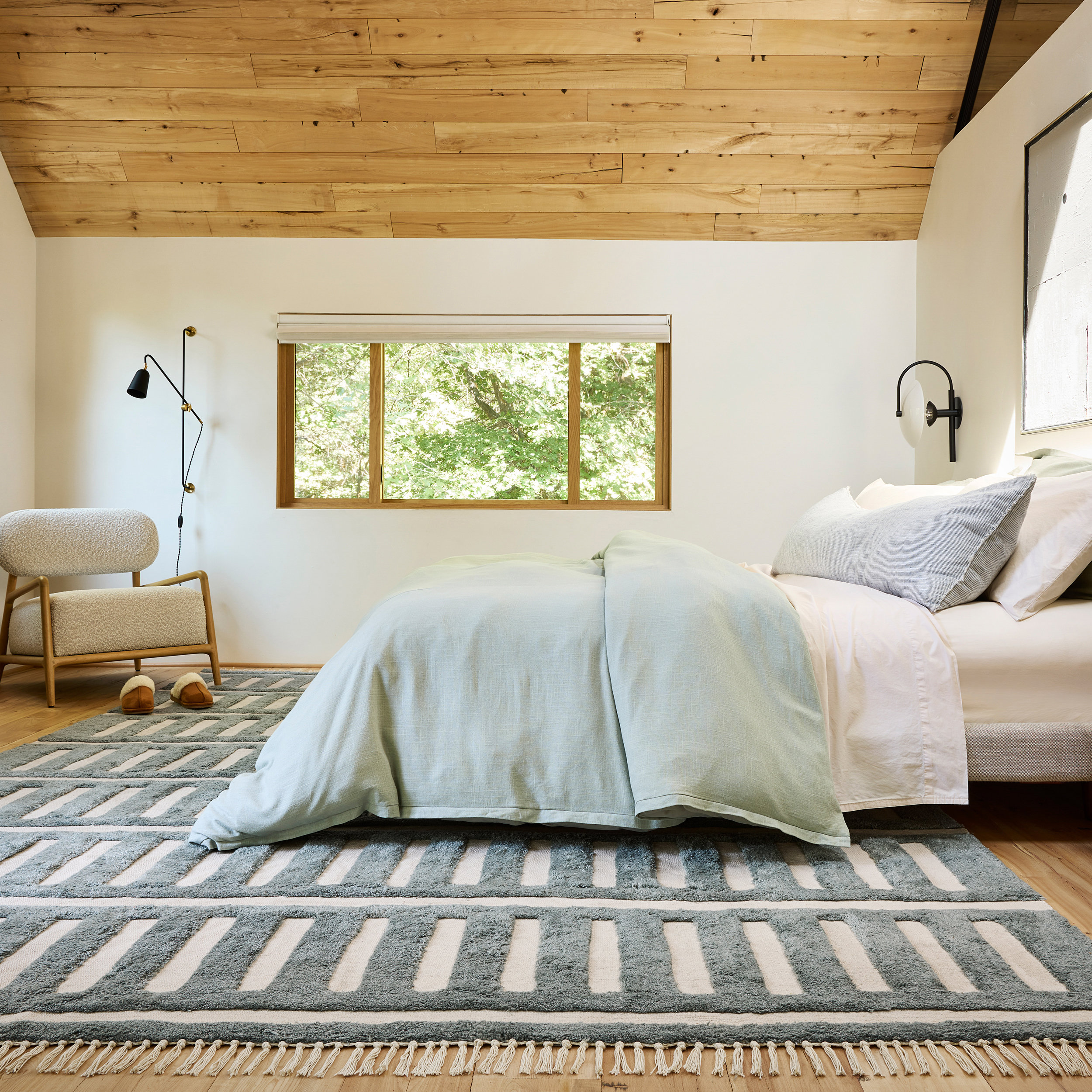 Emily Henderson x Rugs USA Merrick Tasseled Wool Area Rug - Wayfair Canada