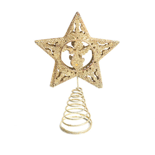 The Seasonal Aisle Metal Star Tree Topper | Wayfair.co.uk