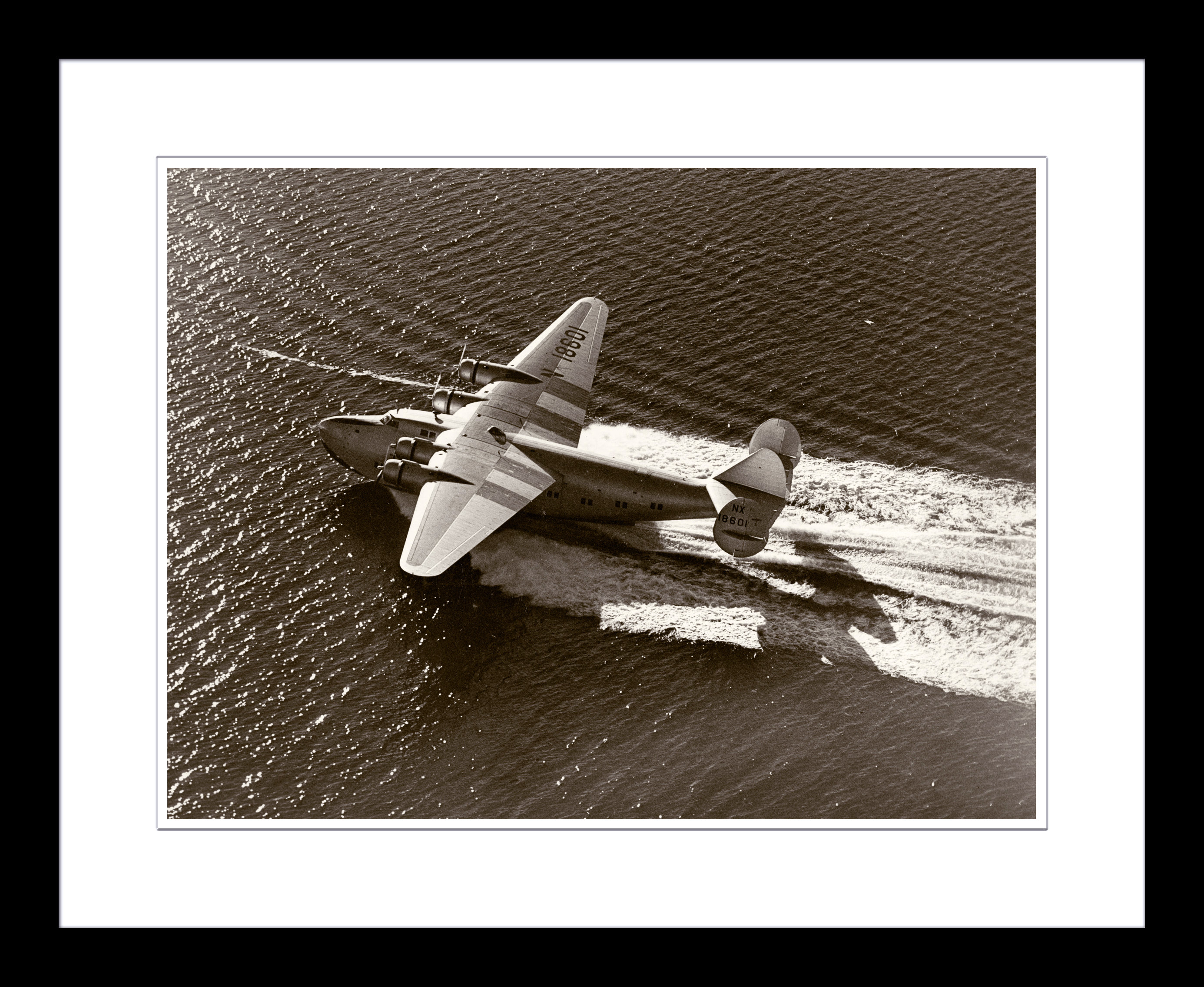 Wendover Art Group Boeing Phototype - Picture Frame Photograph on Paper ...