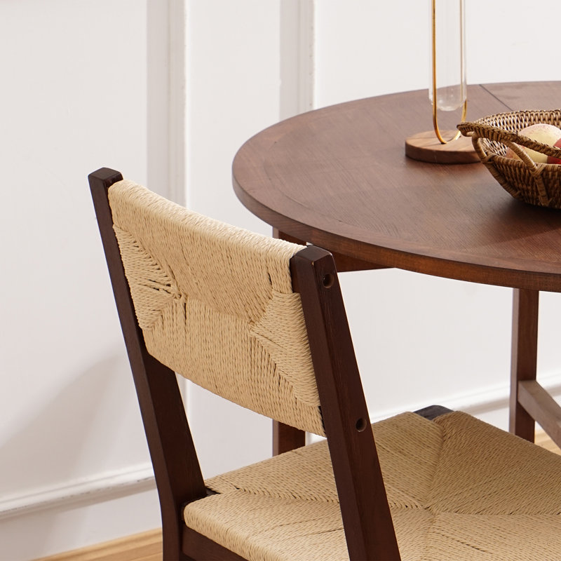 Union Rustic Klasiene Solid Wood Low Back Stacking Side Chair | Wayfair