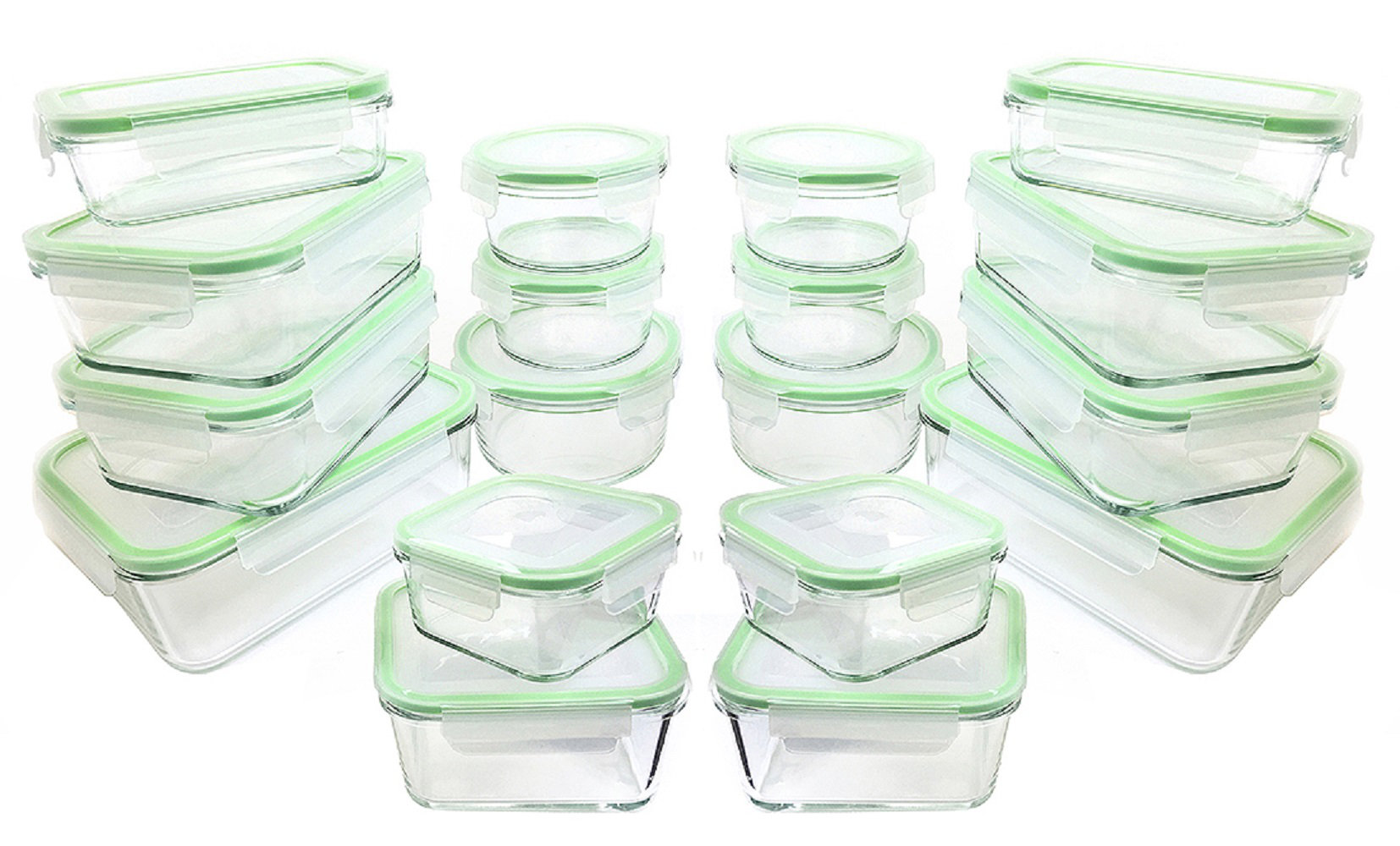 Kinetic GoGreen Glassworks 36PC Container Food Storage Set & Reviews ...