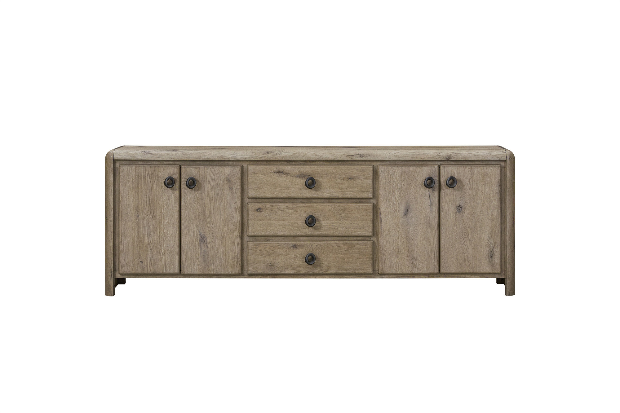 August Grove® English Knotty Oak 84" Console | Wayfair