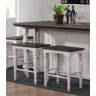 Sunset Trading French Chic 24" Backless Barstools | Set Of 2 Kitchen ...