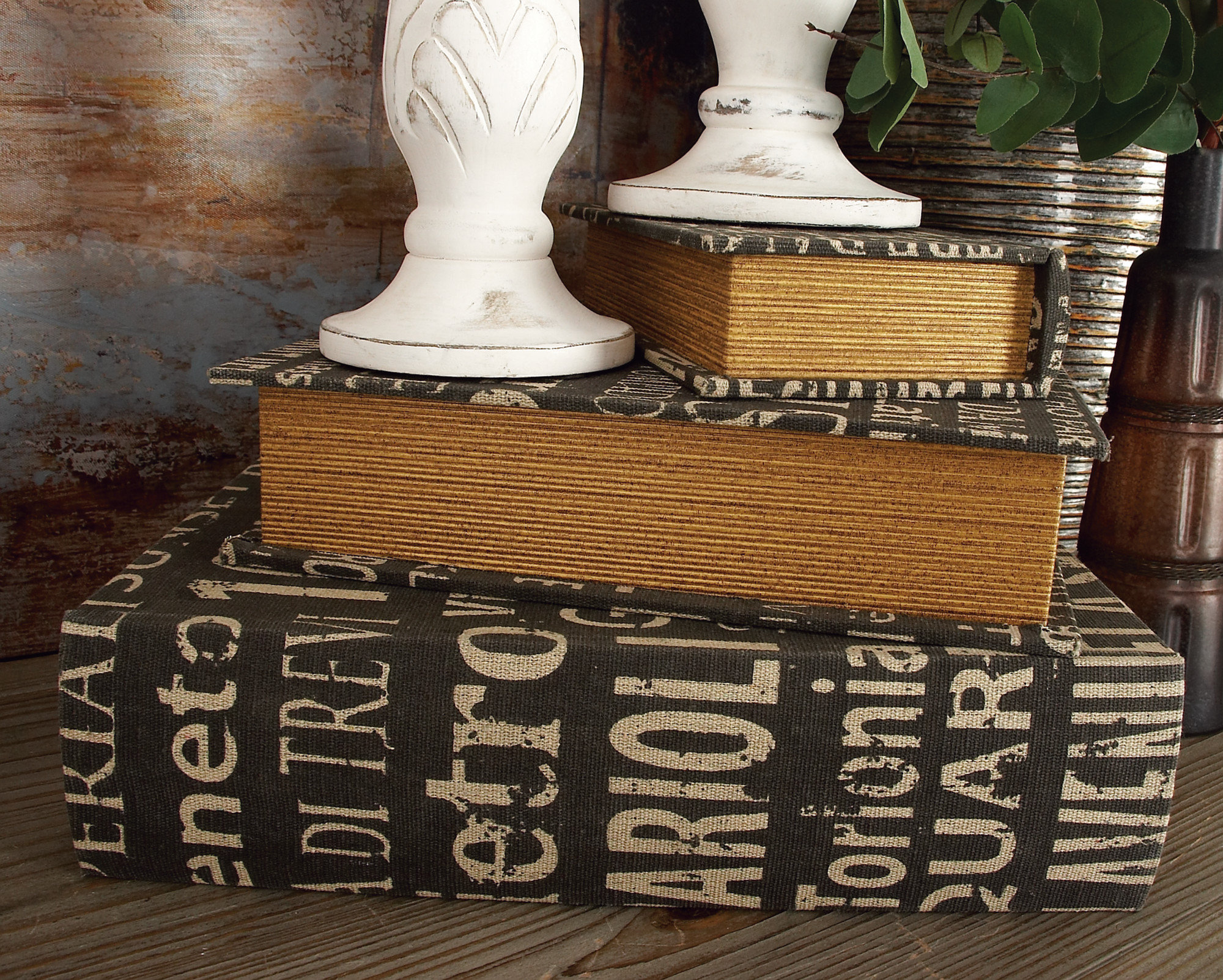 Lark Manor Akeal Leather Book Box & Reviews | Wayfair