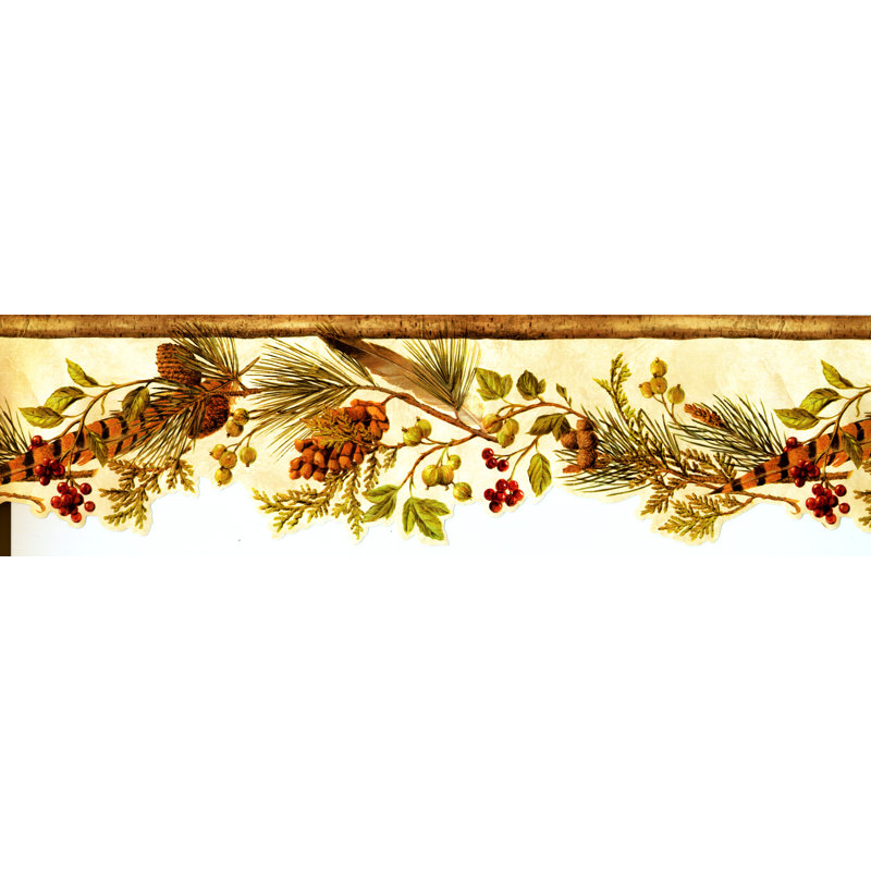Millwood Pines 15' L x 7.25" W Wallpaper Border | Wayfair
