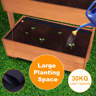 Blue Elephant 58"H Debruyne Wood Vertical Garden Raised Garden Bed ...