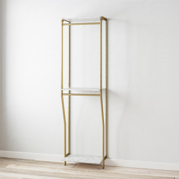 CosmoLiving by Cosmopolitan Gwenyth Closet Starter Kit with Hanging ...