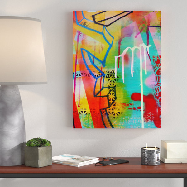 Ivy Bronx Rainbows On Canvas by Hillary Werth Print - Wayfair Canada