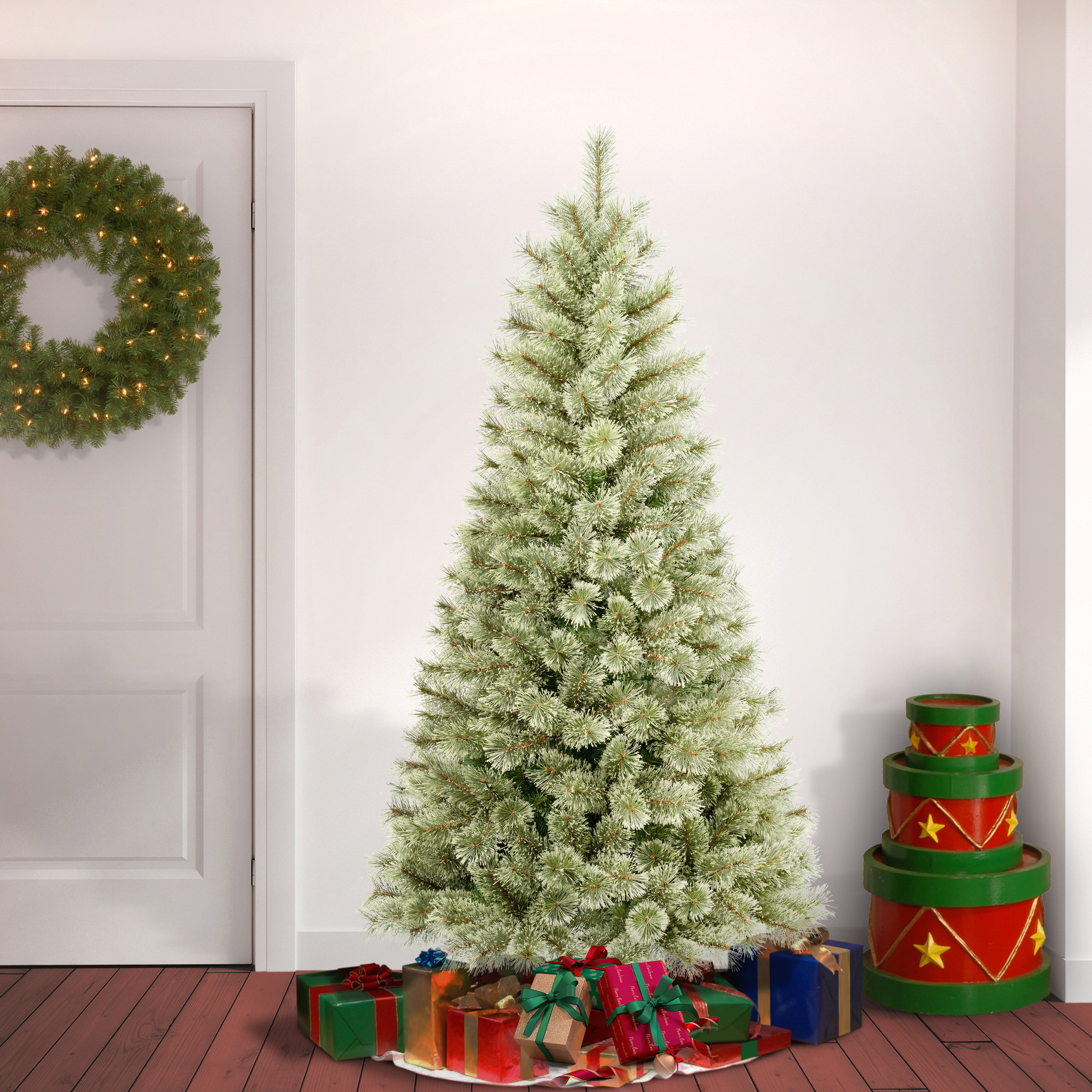 The Holiday Aisle® Artificial Arcadia Pine Cashmere Christmas Tree ...