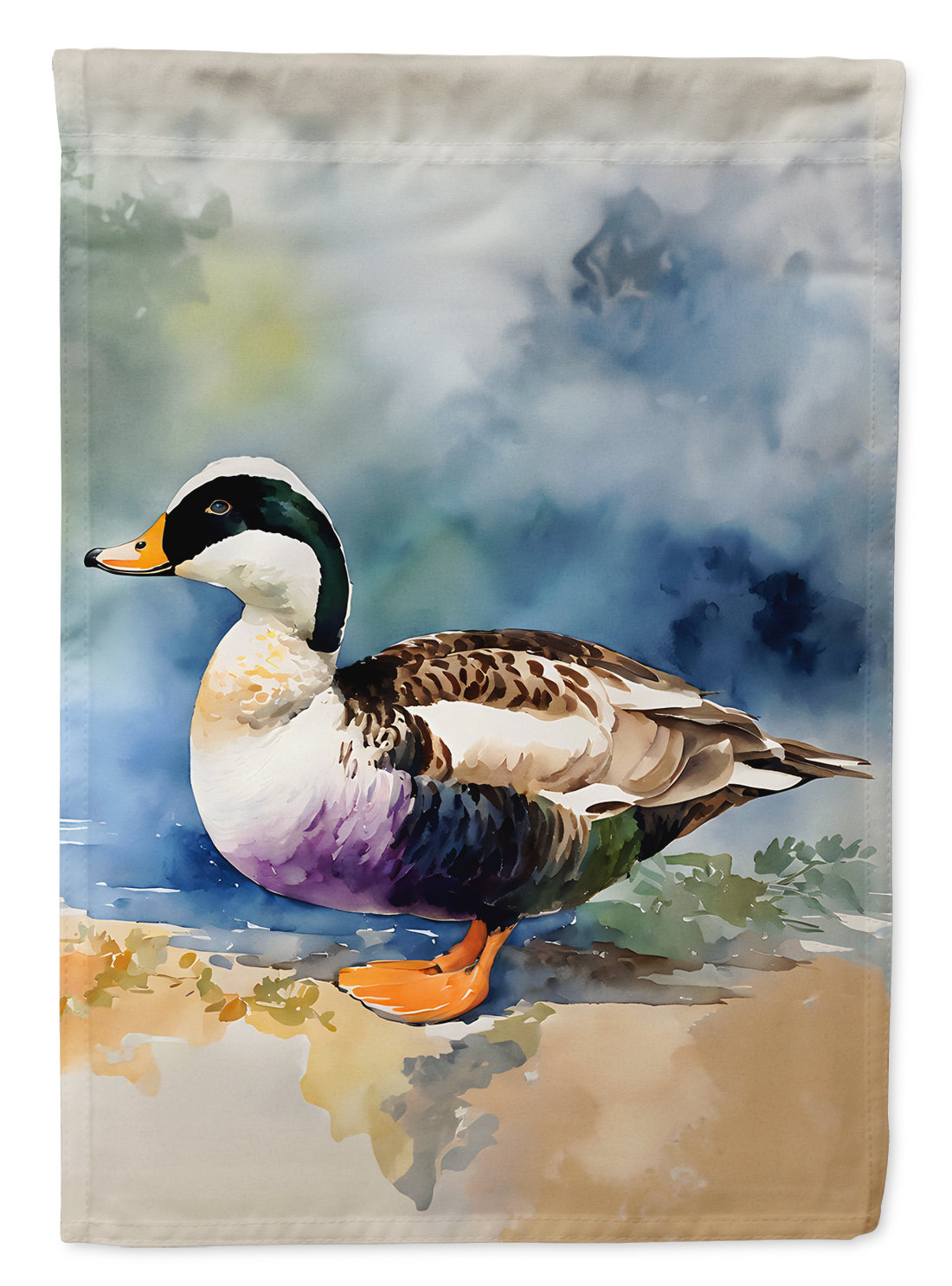 Caroline's Treasures Common Eider Duck House Flag_DAC3204 | Wayfair