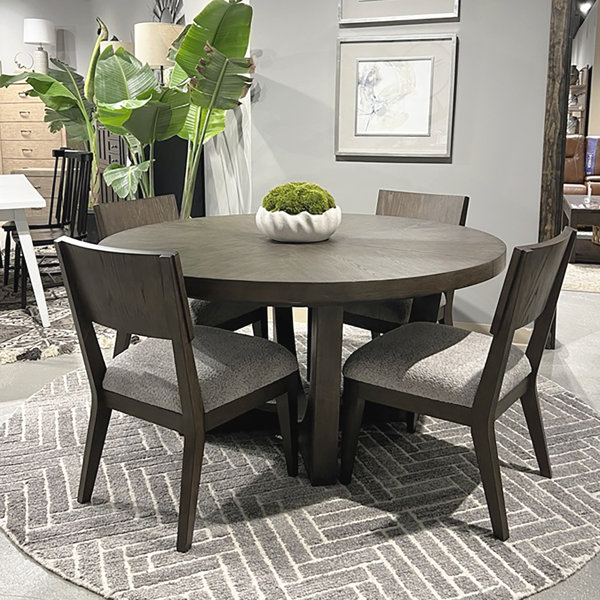 Ivy Bronx Trenea Opt 5 Piece Pedestal Table Set | Wayfair
