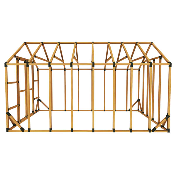 E-Z Frames 10' W x 16' D DIY Storage Shed Kit "& Reviews" | Wayfair