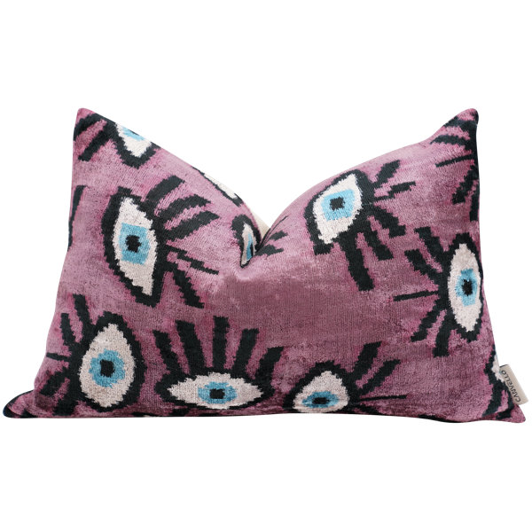 Canvello Silk/Velvet Lumbar Rectangular Pillow Cover & Insert & Reviews ...