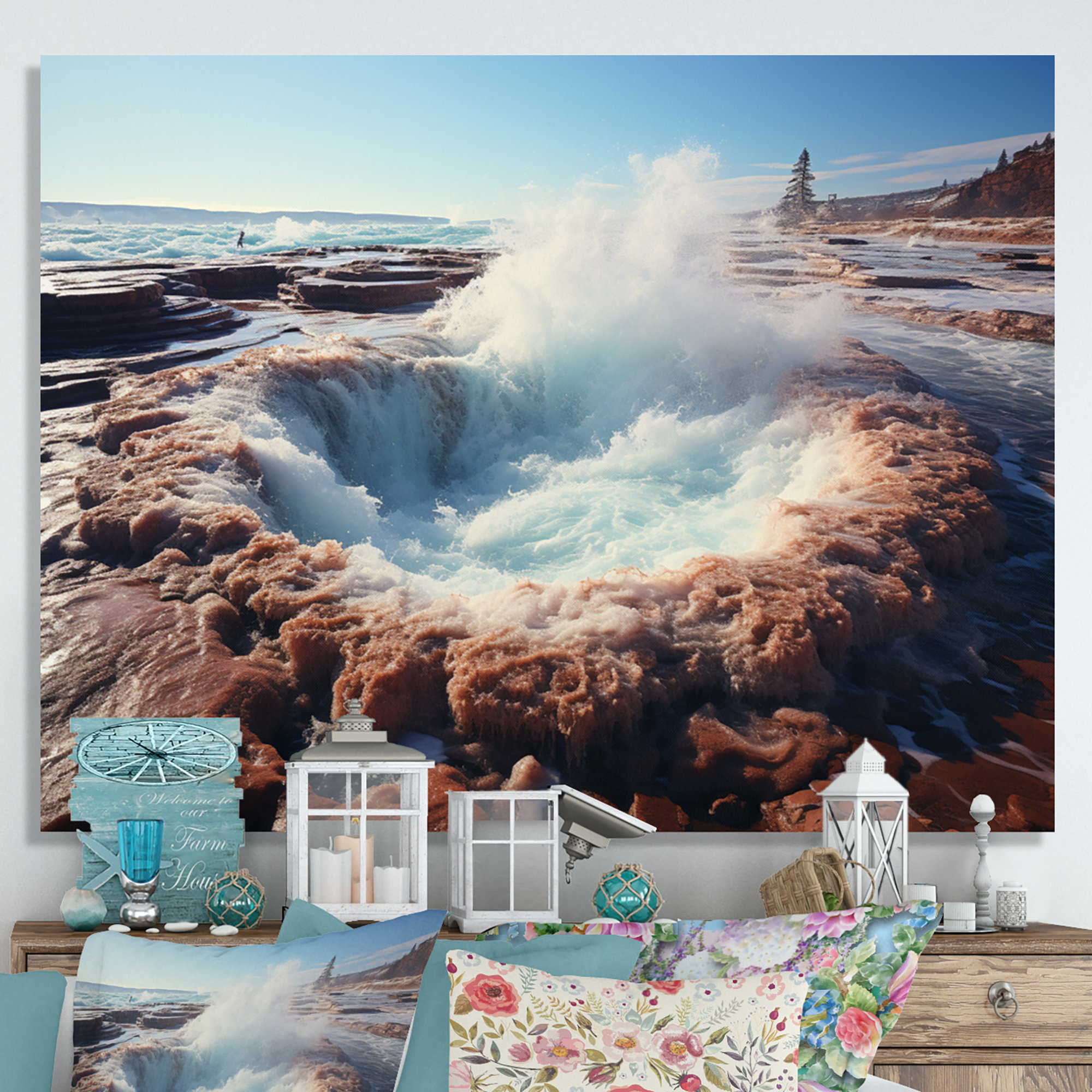 Winston Porter Geyser Natures Force I - Landscapes Wall Decor - Wayfair ...